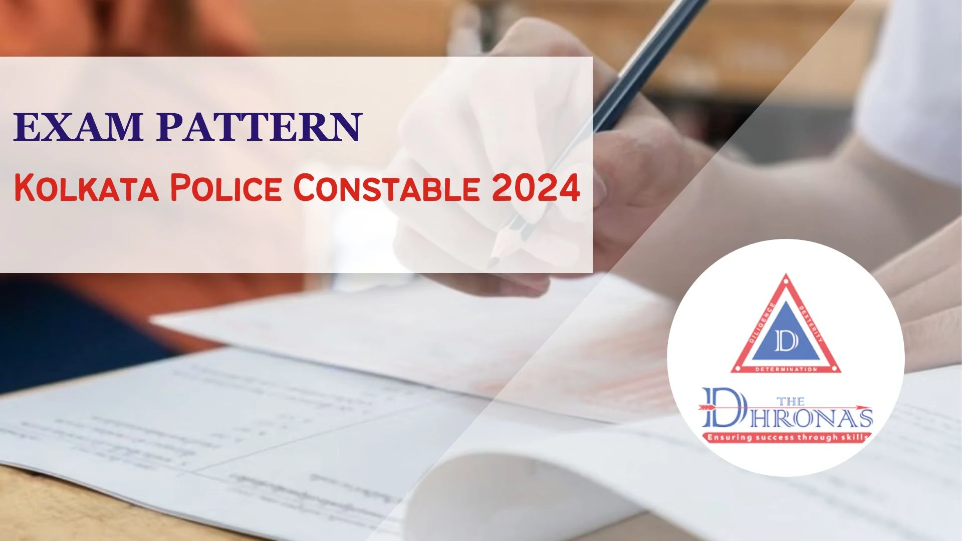 Exam Pattern For KP Constable 2024 - 100 questions in 60 minutes