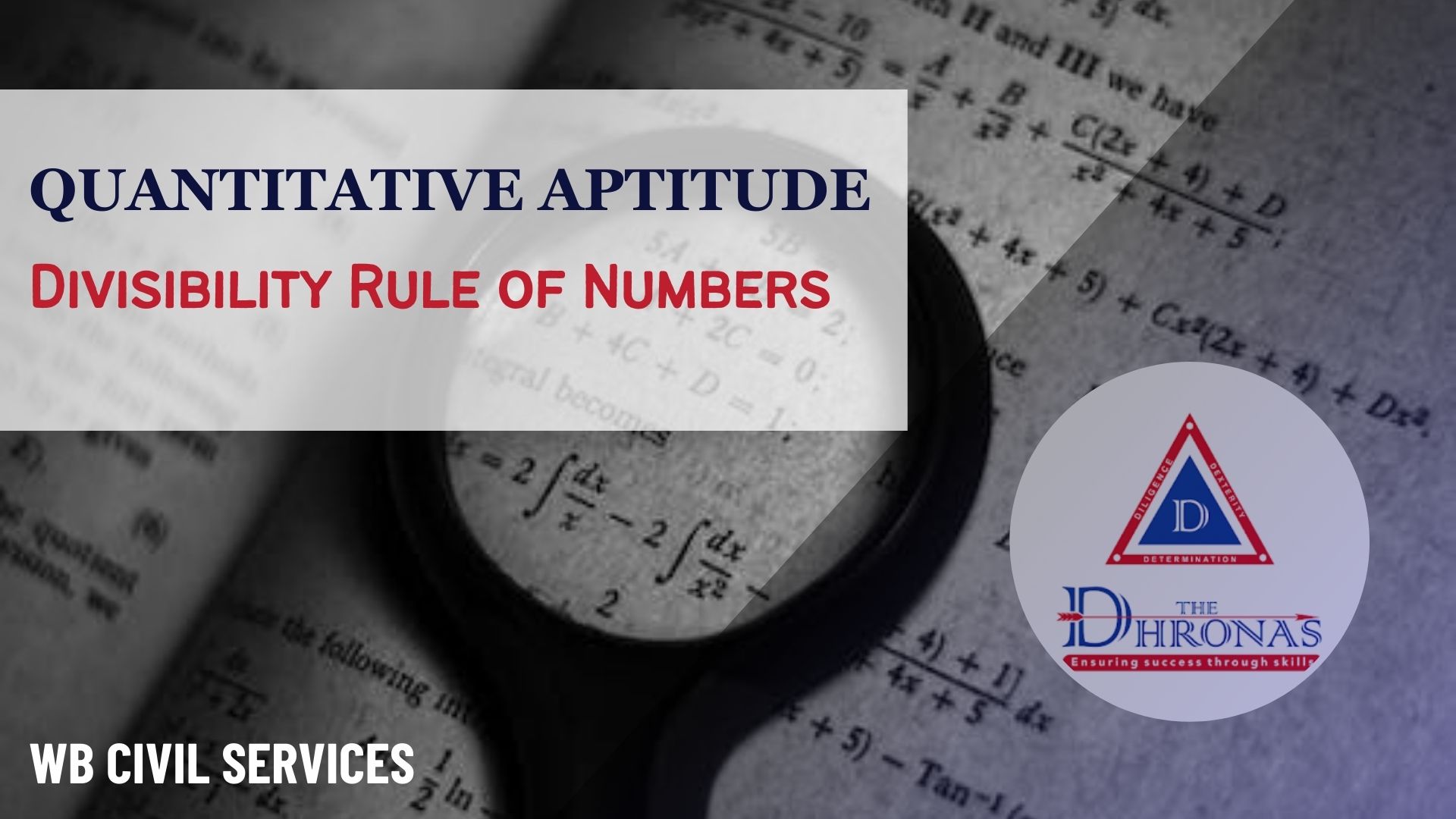 Learn the Divisibility Rule of Numbers for WBCS Prelims Exam