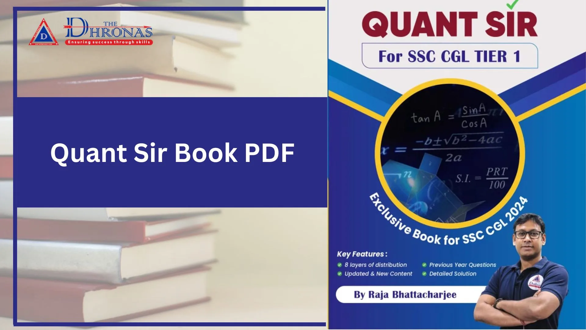 Quant Sir Book PDF - SSC Maths Book for CGL Tier 1