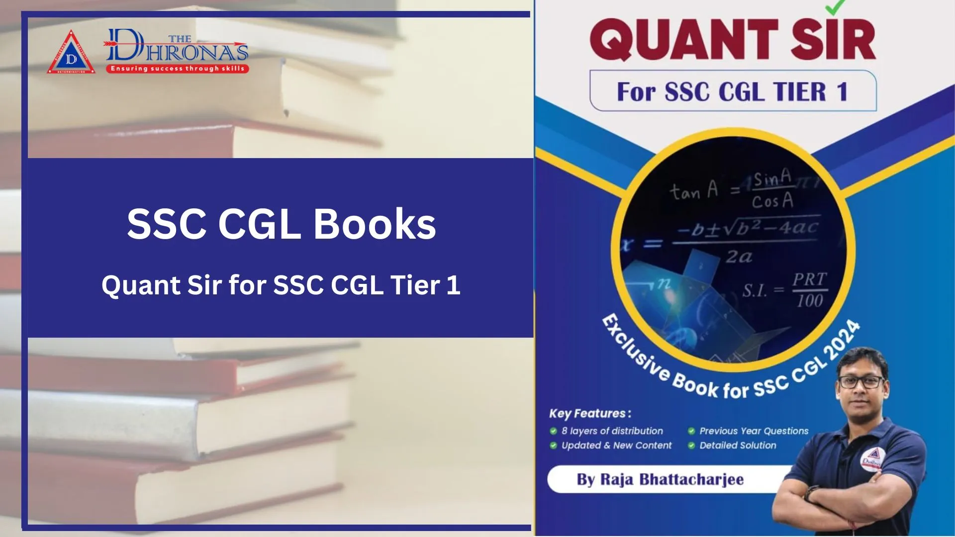 SSC CGL Books - Quant Sir for SSC CGL Tier I