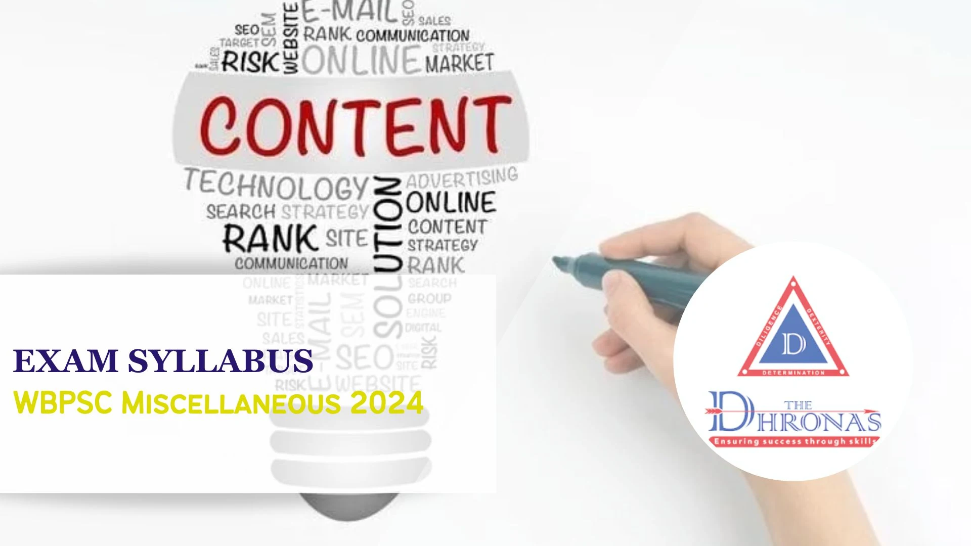 Syllabus for WBPSC Miscellaneous 2024 - Subject Wise Topics Weightage