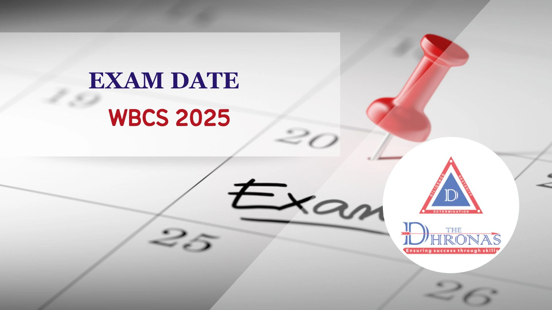 WBCS Exam Date 2025 - The Date of the Exam is 7 September 2025