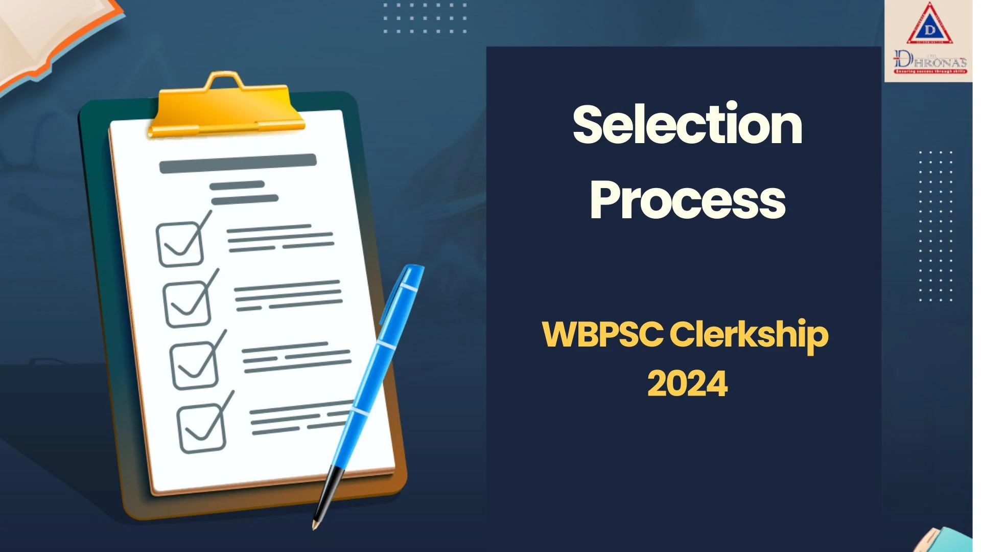 WBPSC Clerkship 2024 Selection Process- Ladder to Your Dream Job