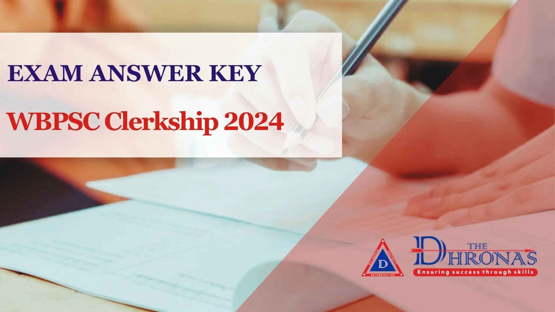 WBPSC Clerkship Answer Key 2024 - Check your Performance