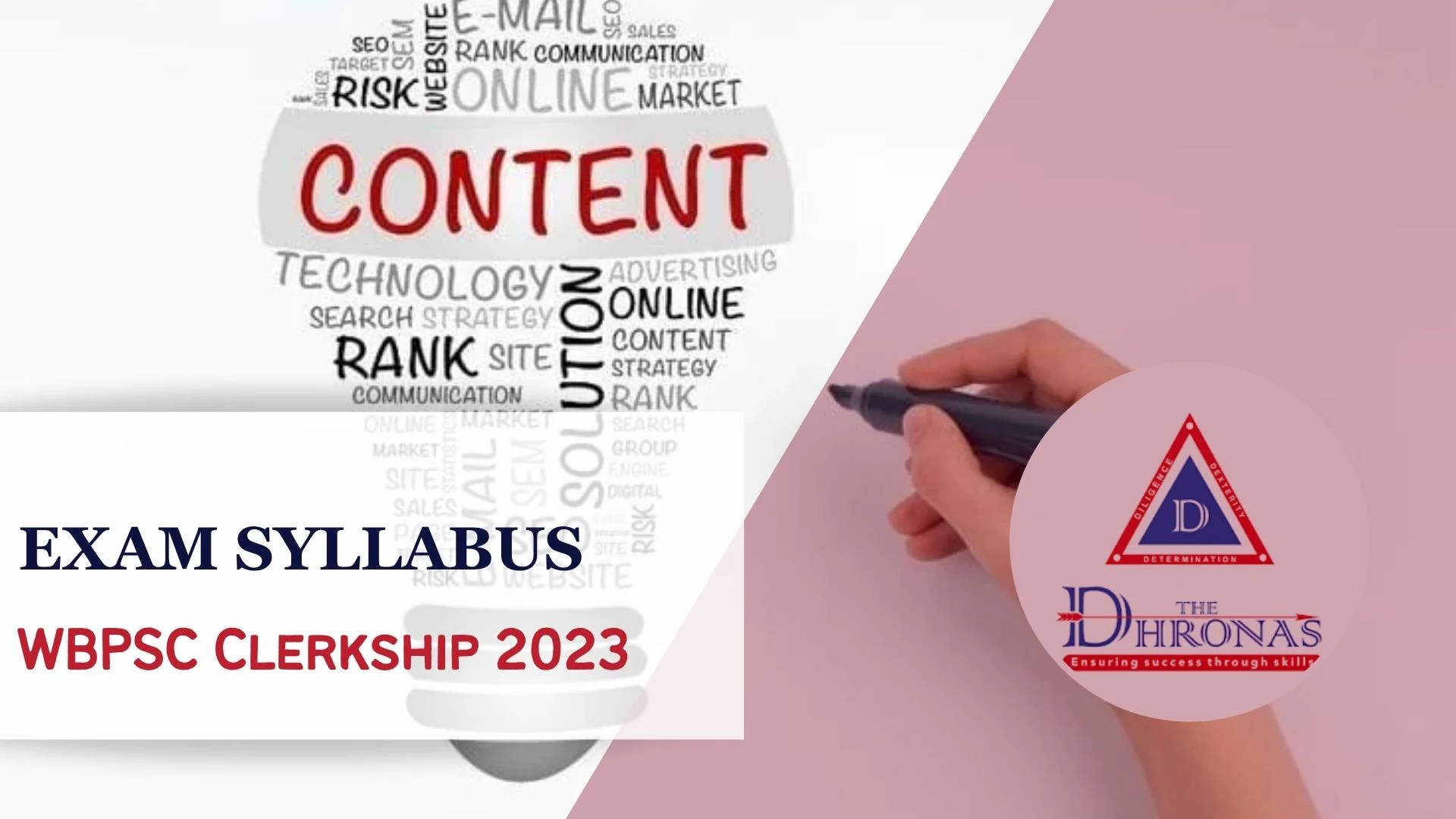 WBPSC Clerkship Syllabus 2023 - Subject Wise Topics Weightage