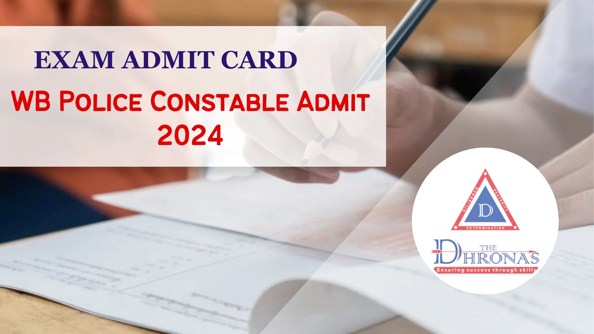WB Police Constable Admit Card 2024 - Download Your Hall Ticket