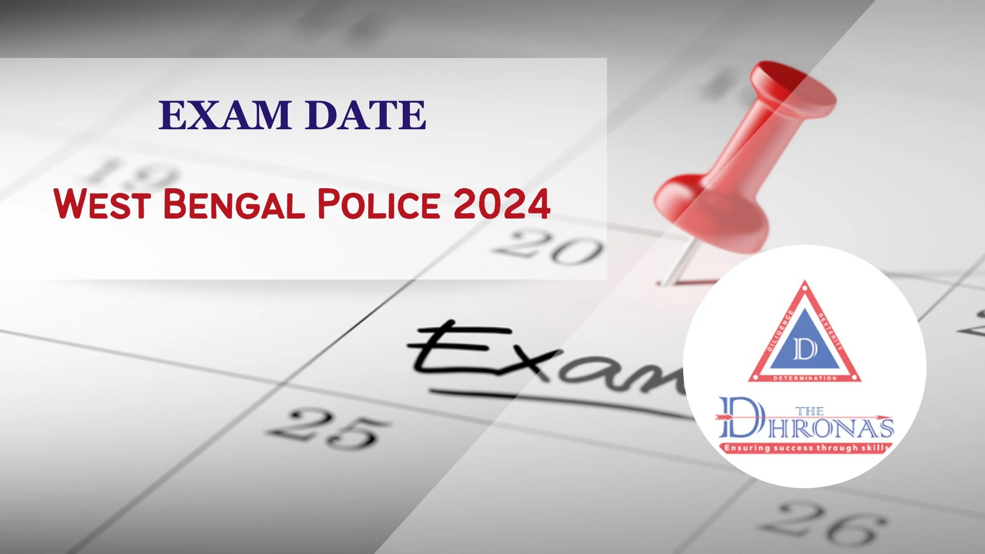 West Bengal Police Exam Date 2024 - Dates for SI and Constable to be ...