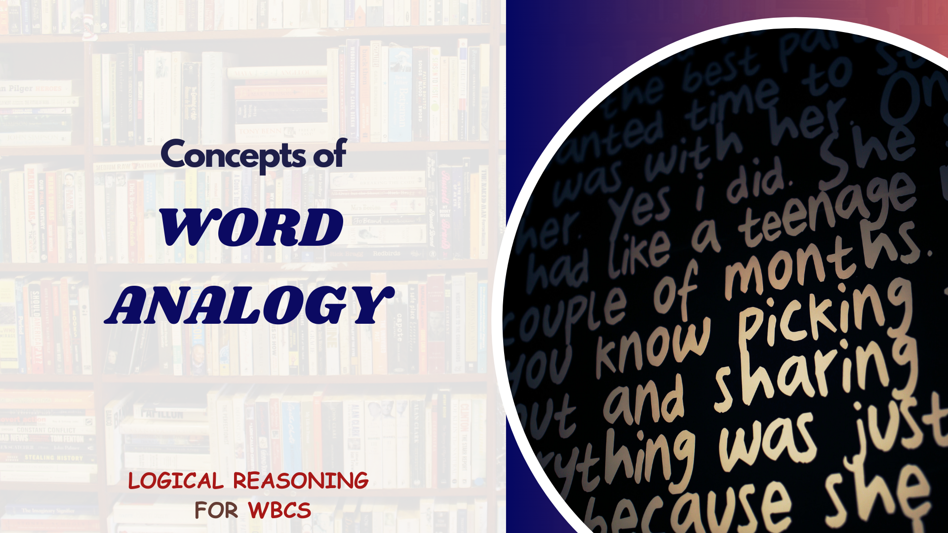 Analogy - Complete Study Material for WBCS Prelims